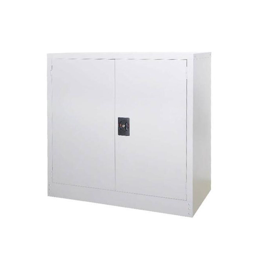 S112 Half Height Cupboard with Steel Swinging Door c/w 1 Adjustable Shelves